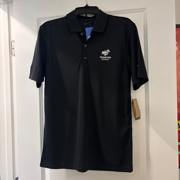 Nike | Shirts | Nwt Nike Mens Drifit Boeing Phantom Works Black Polo T ...
